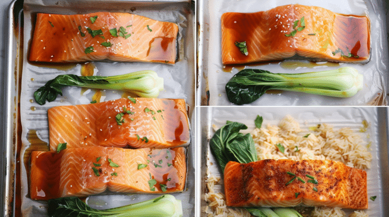 7 Deliciously Easy Reasons To Love This One-Pan Miso Salmon And Bok Choy