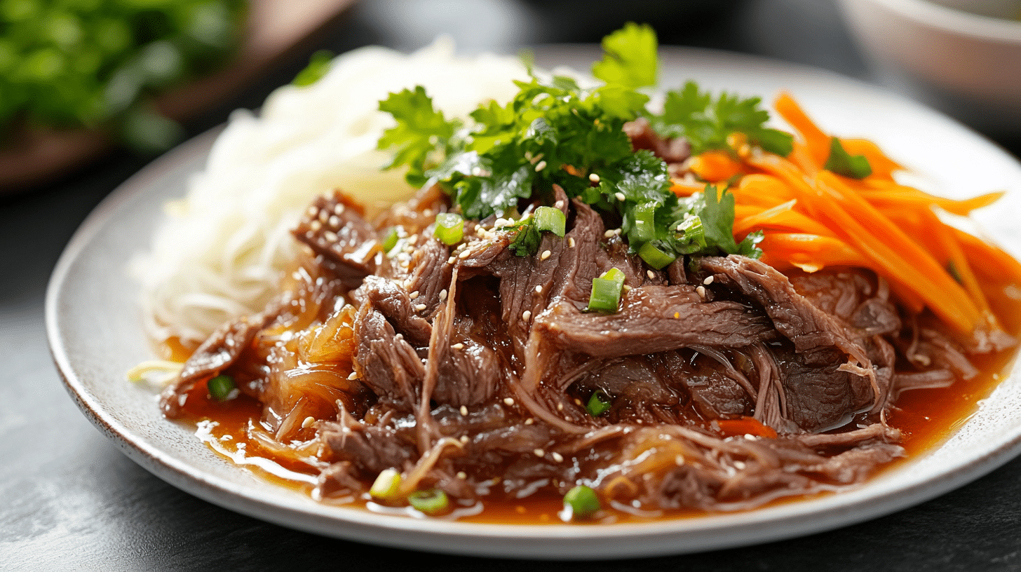 Slow-Cooked Beef Bo Ssam with Pickles - Donald Recipes