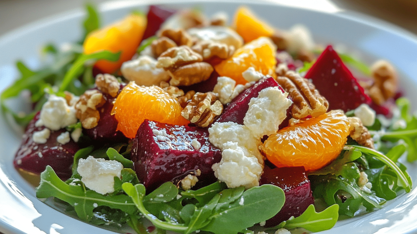 Zesty Roasted Beet and Orange Salad - Donald Recipes